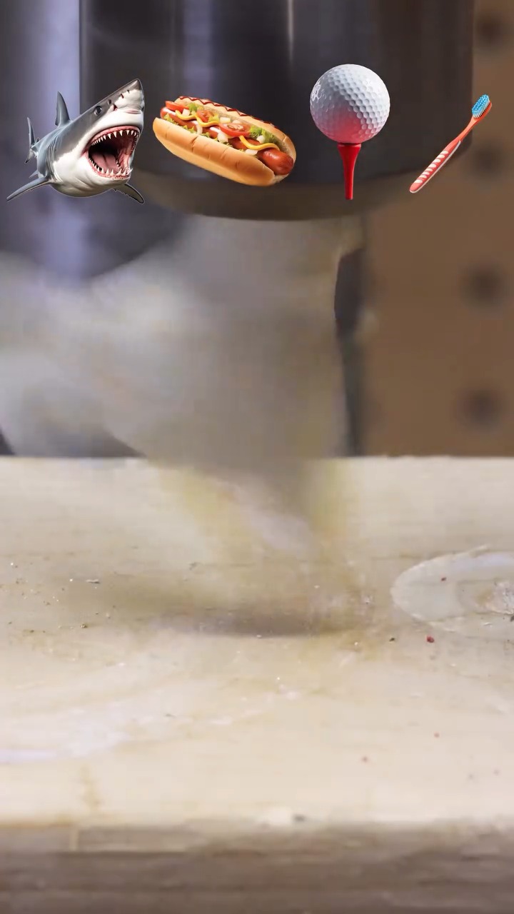 Great white shark tooth drill bit