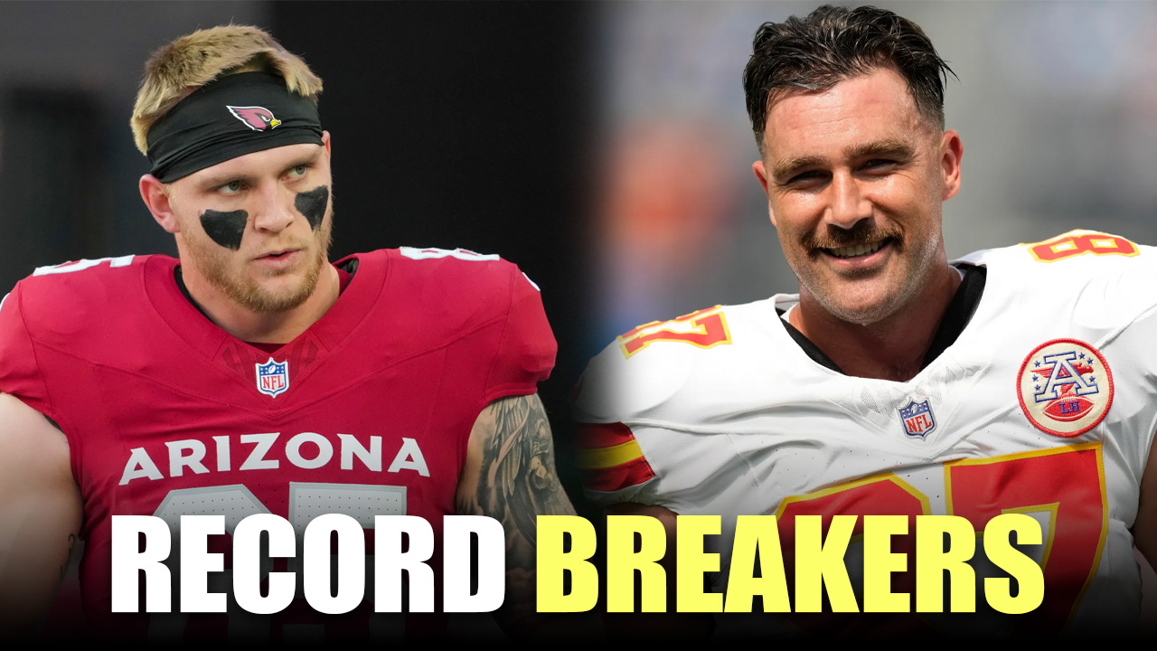 Top 6 NFL tight ends with most receptions in a single season