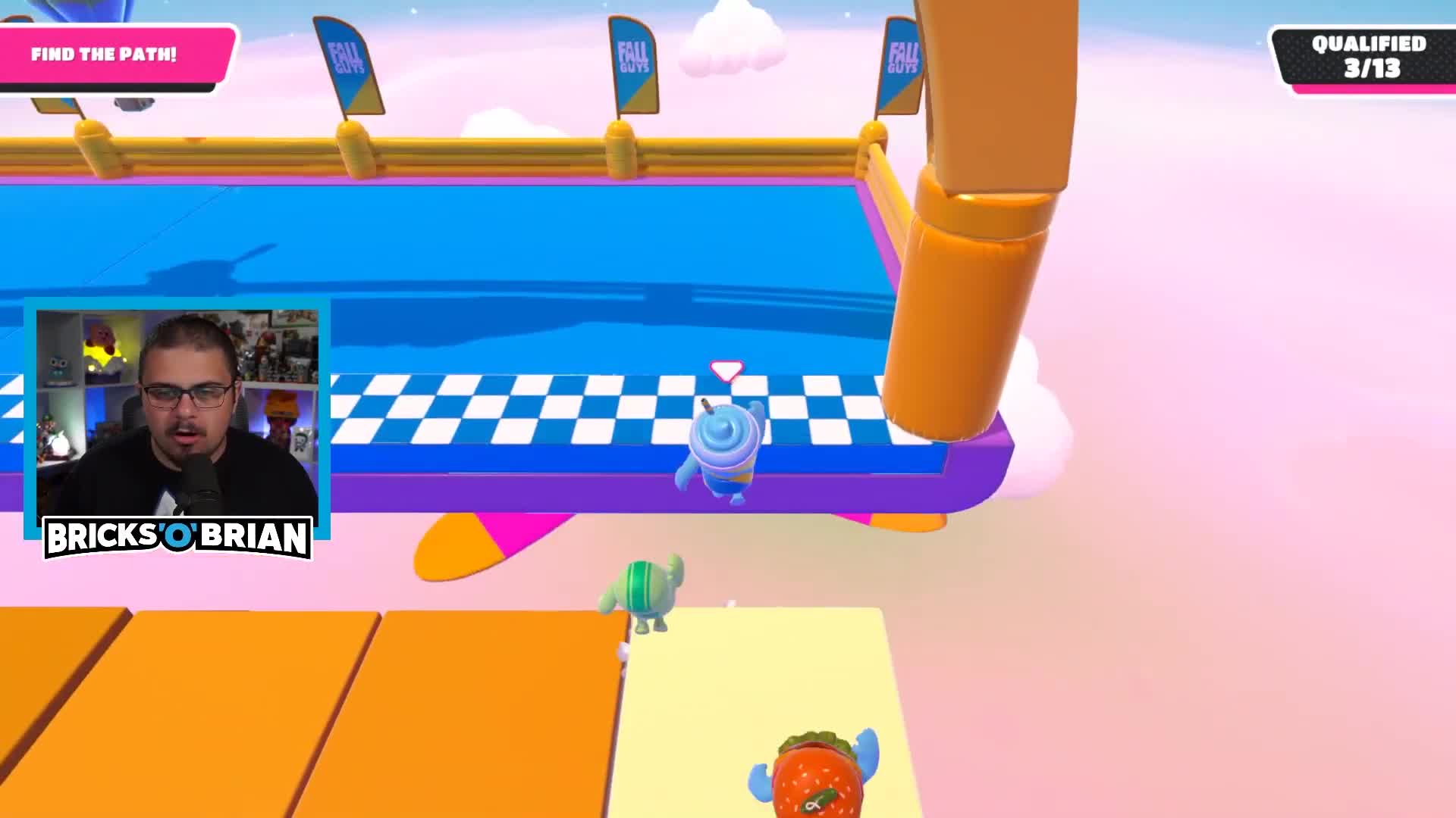 The sticky climb! - Fall Guys with Bricks 'O' Brian