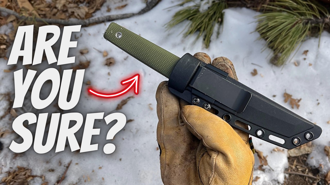 My most controversial survival knife choice yet!