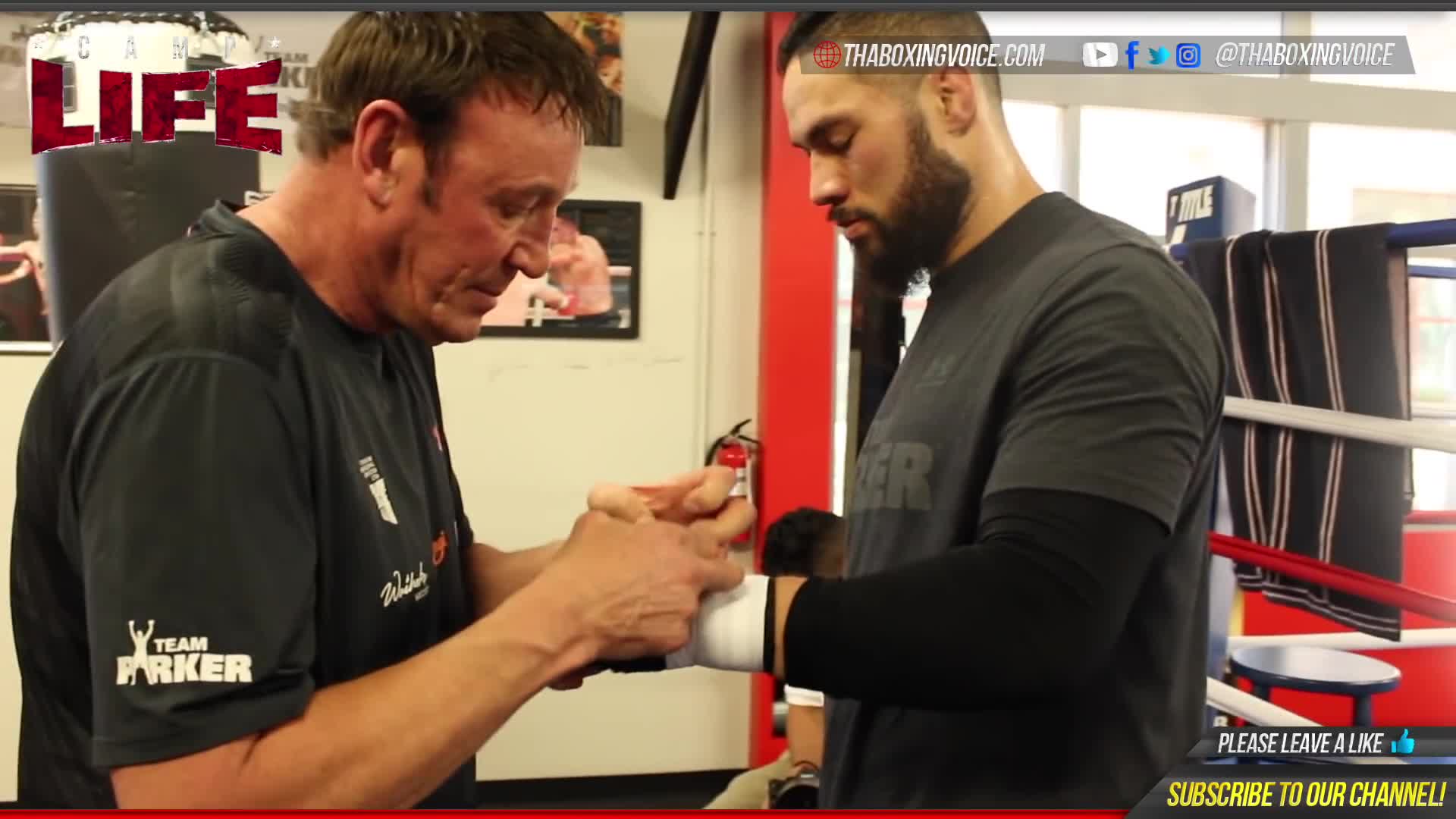 🔴Camp life Joseph Parker: Getting ready for training trainer says ...