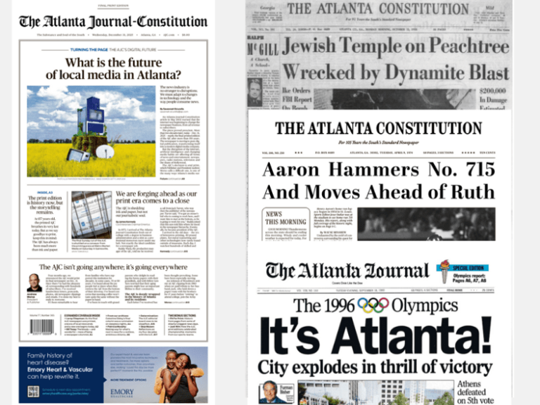 Atlanta Journal-Constitution prints final daily edition after 157 years