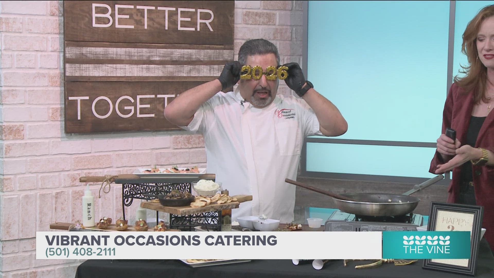 Quick & easy appetizers for New Year's Eve with Chef Serge