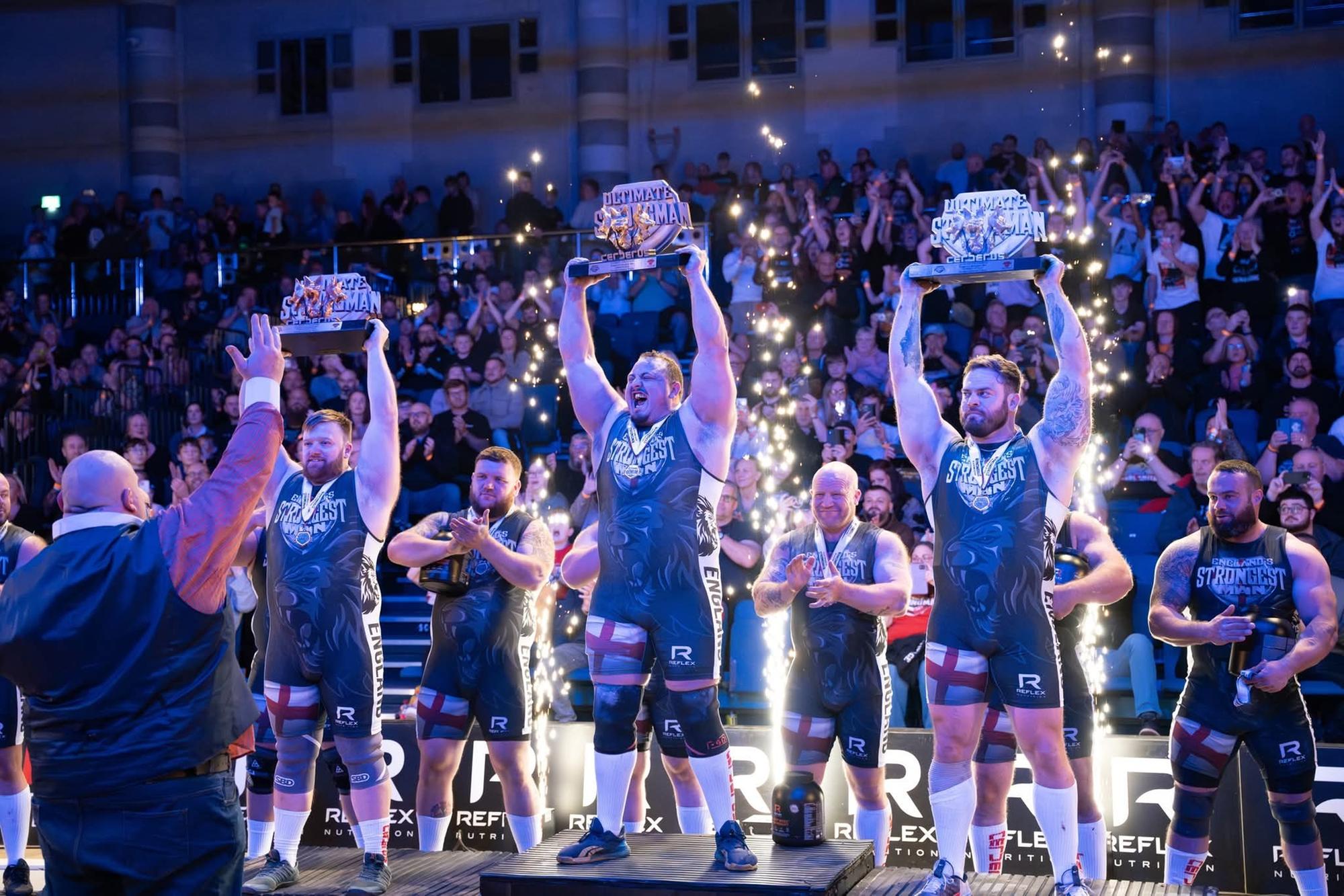 Boston husband and father crowned England's strongest man