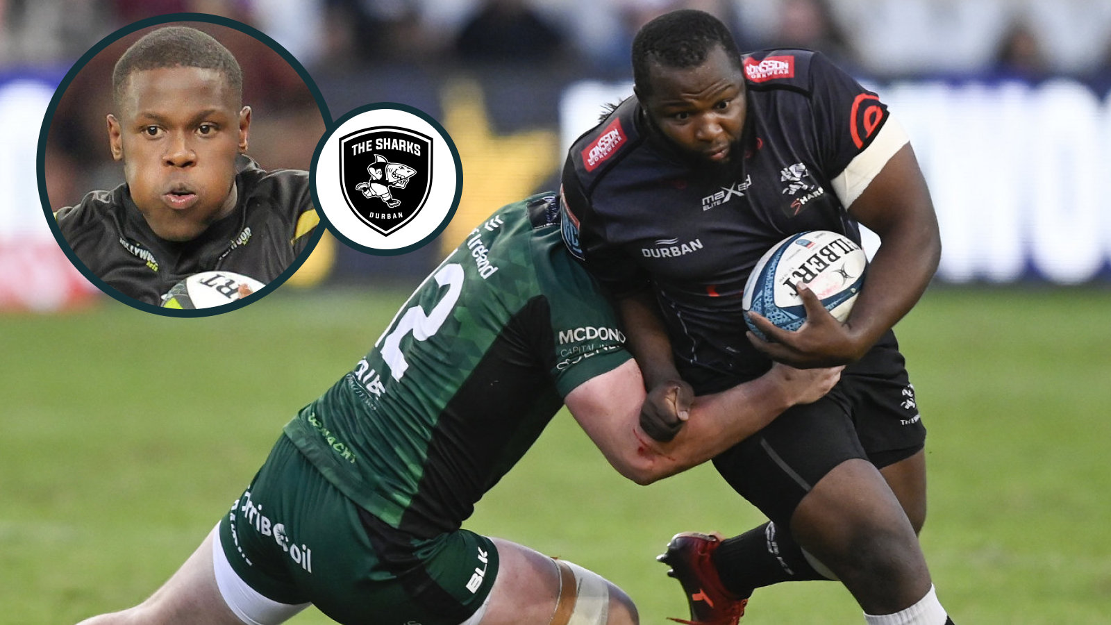 Ox Nche, one of two Springboks stars to return to action for Sharks ...