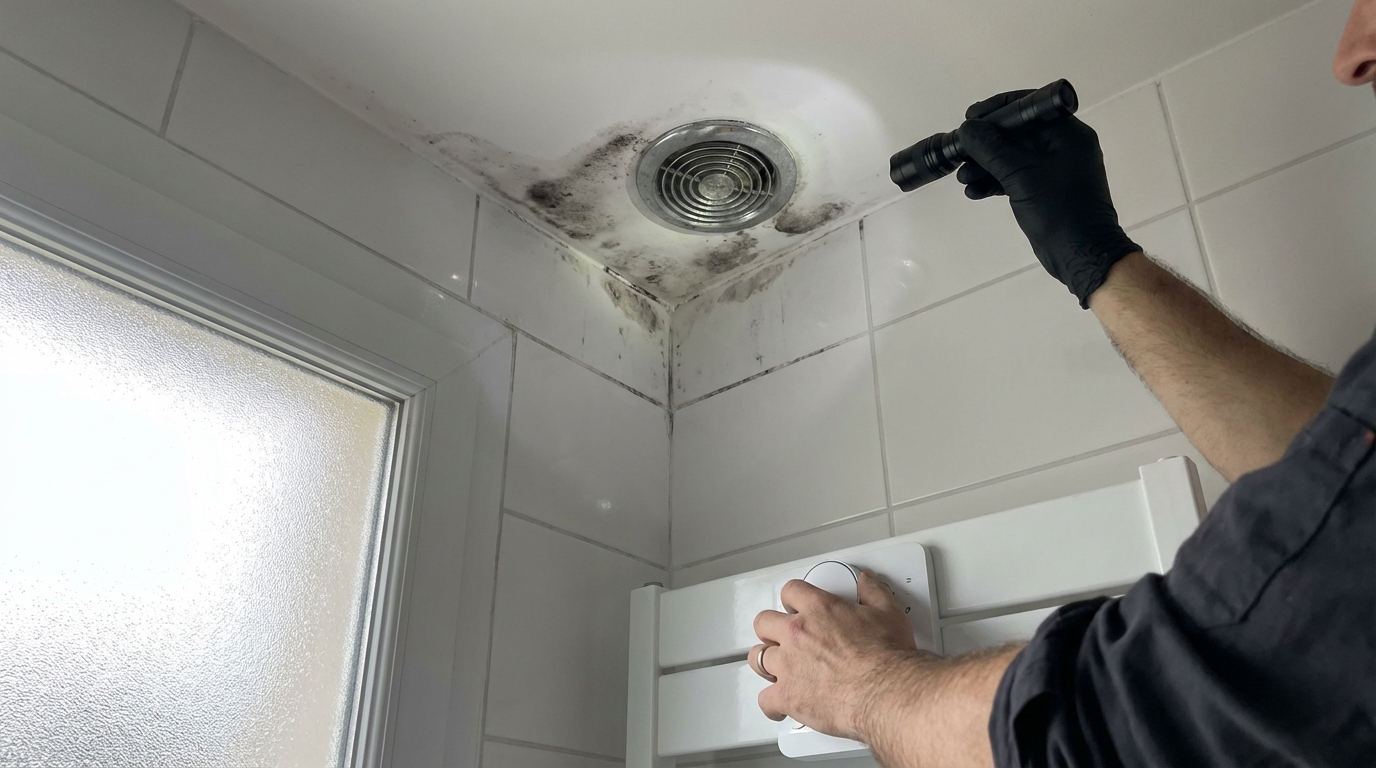 Moisissures dans la salle de bain ? Les plombiers vérifient d'abord ce ...