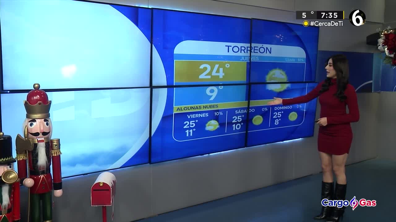 Pronóstico del tiempo para Laguna, con Fanny Ramírez - 31 de diciembre ...