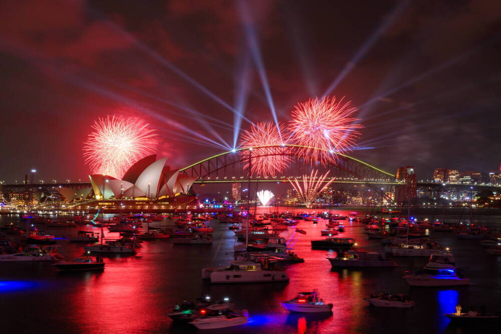 W Sydney hucznie powitano nowy rok