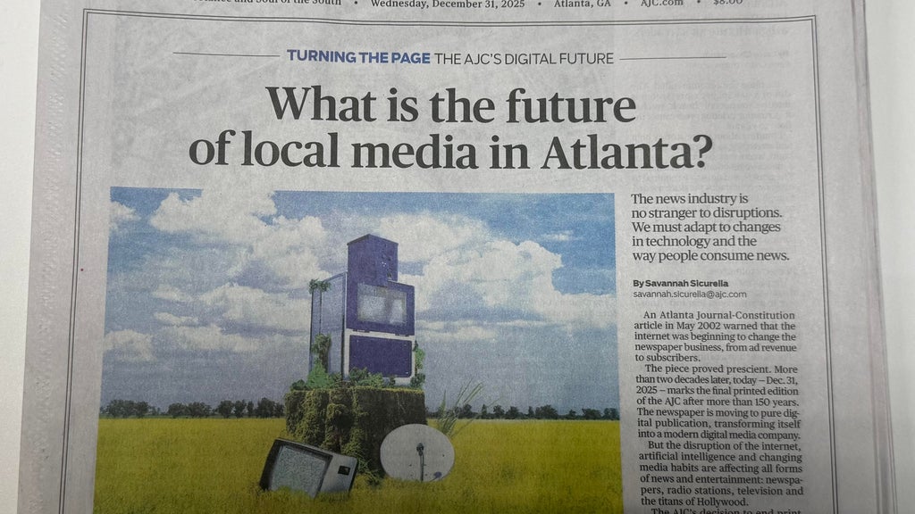Atlanta Journal-Constitution prints final newspaper, shifts to all ...