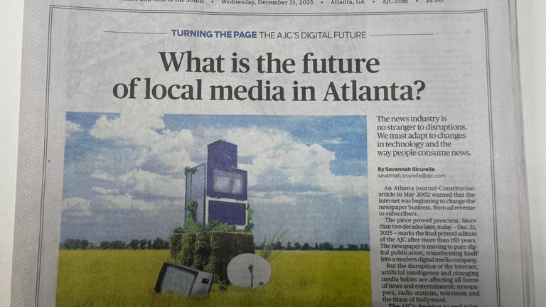 Atlanta Journal-Constitution prints final newspaper, shifts to all ...