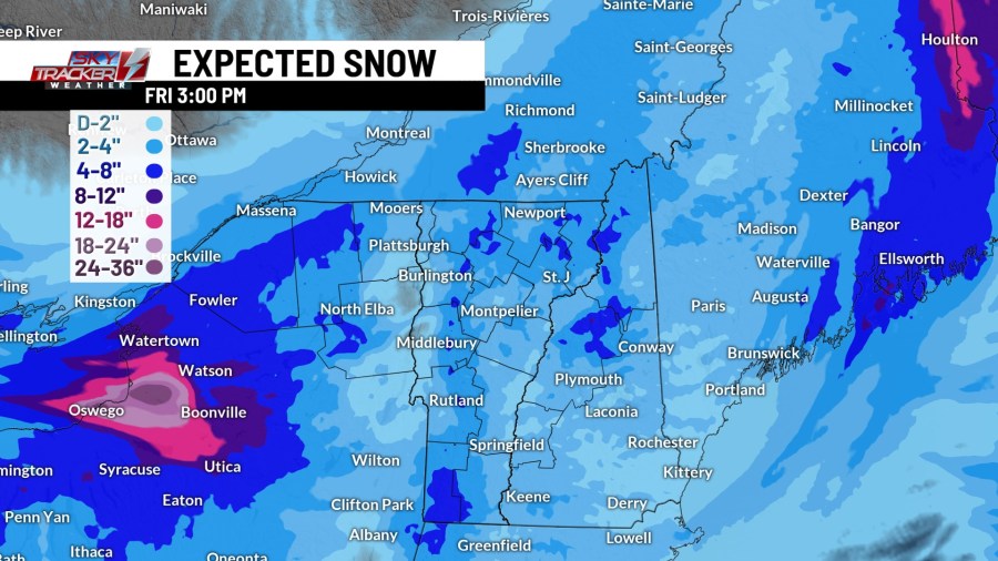 Tonight’s snowfall: Timing, totals, travel impacts