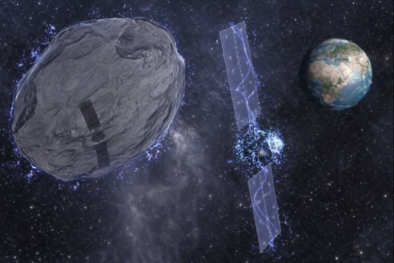 Scientists build an electrostatic 'tractor beam' to move space junk safely