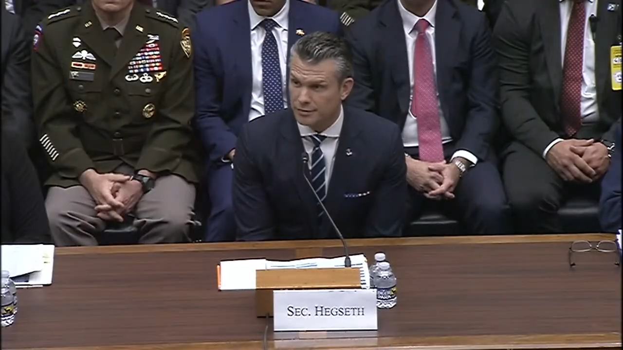 'You should just get the hell out': Pete Hegseth whimpers in his seat ...