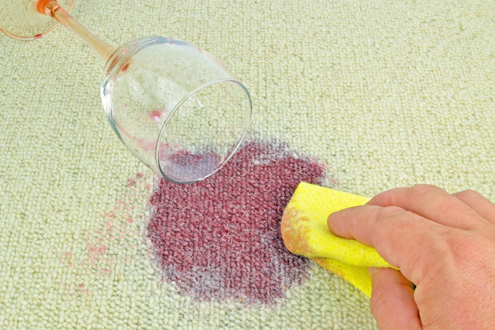 How to remove dye stains from clothes and carpet