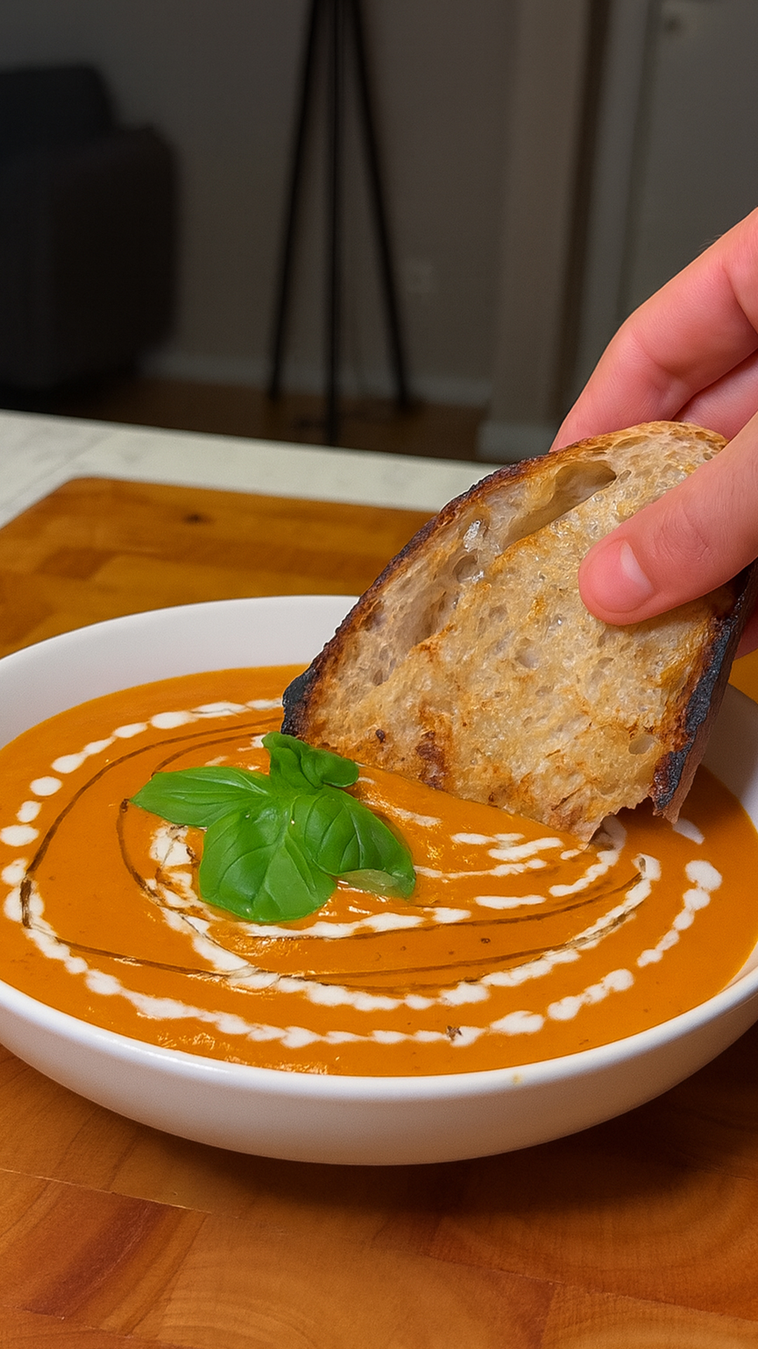 Is vegan tomato soup better with bell peppers?