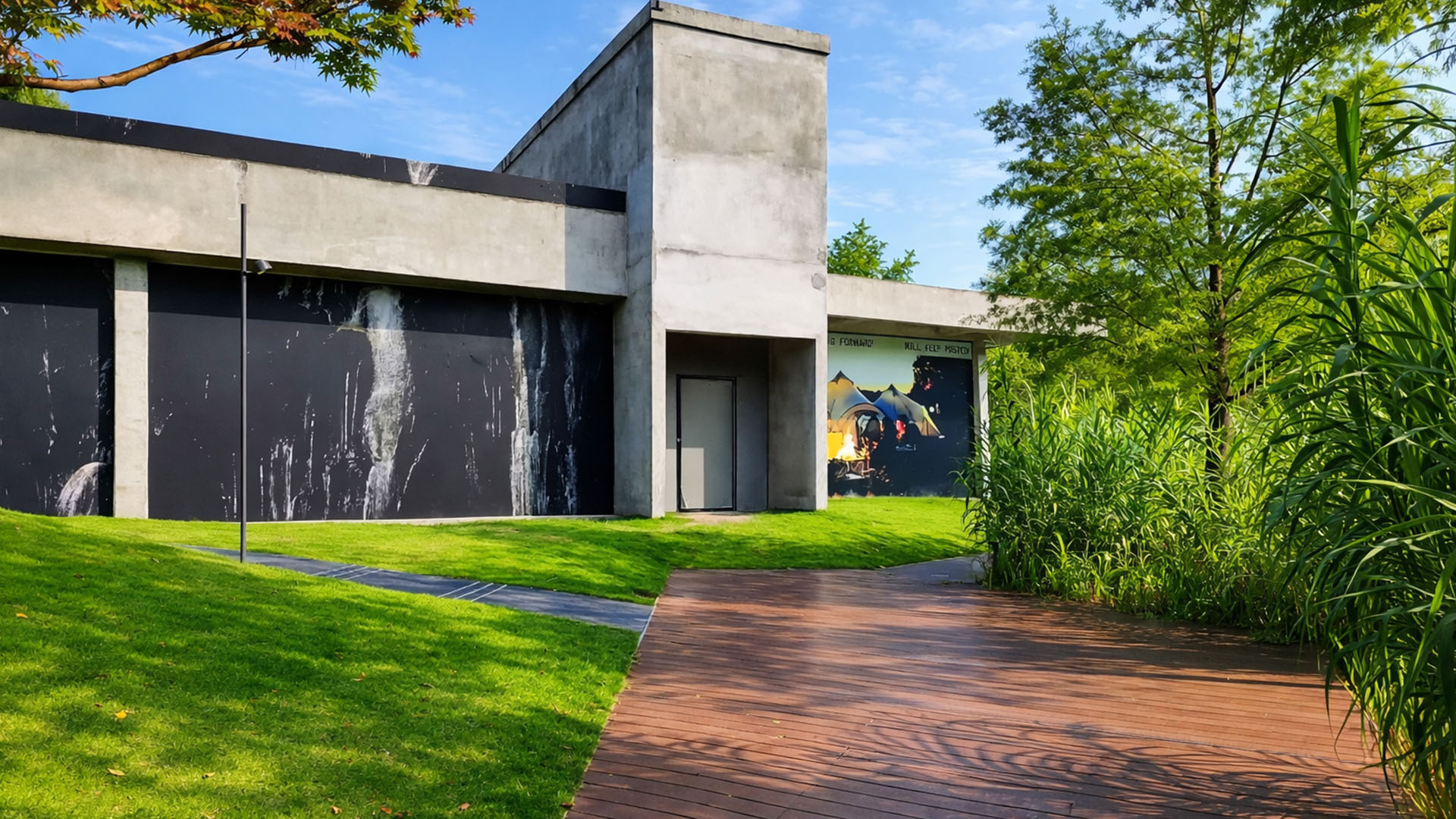 Chengdu’s Luhu Street combines nature and modern art