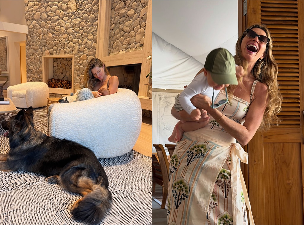 Gisele Bündchen shares new photos of her & Joaquim Valente's baby