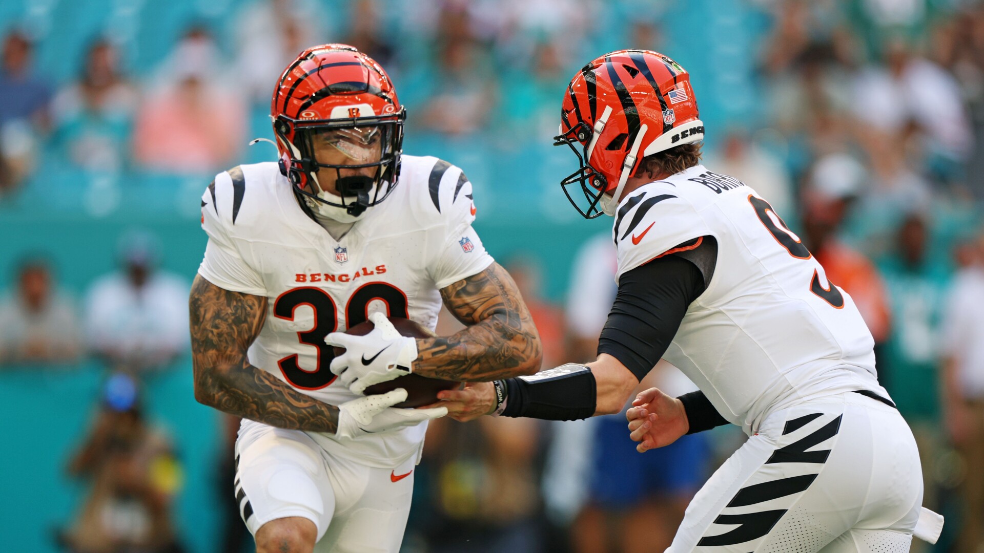 Chase Brown misses practice with an illness