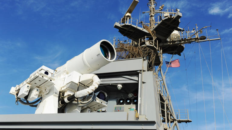 Japan mounts a massive laser weapon on a naval test ship