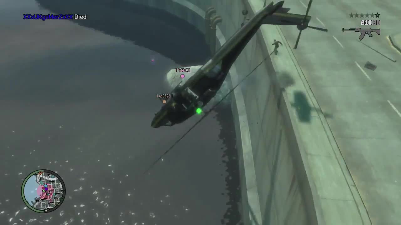 Hacked helicopter in GTA 4