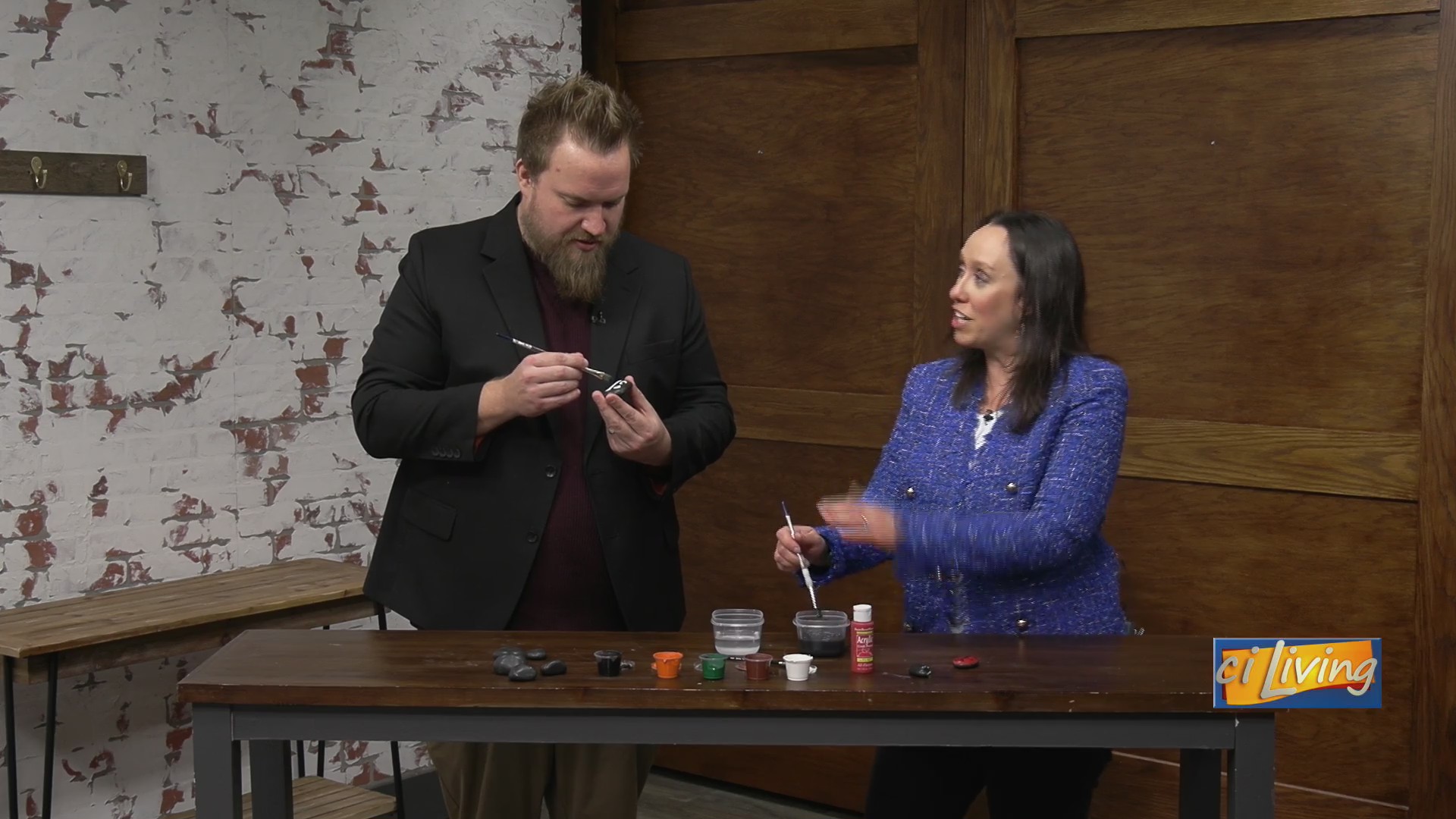 Painting rocks | Simple art activity