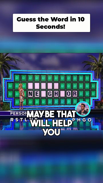 This bonus round puzzle on Wheel of Fortune gets a little wacky