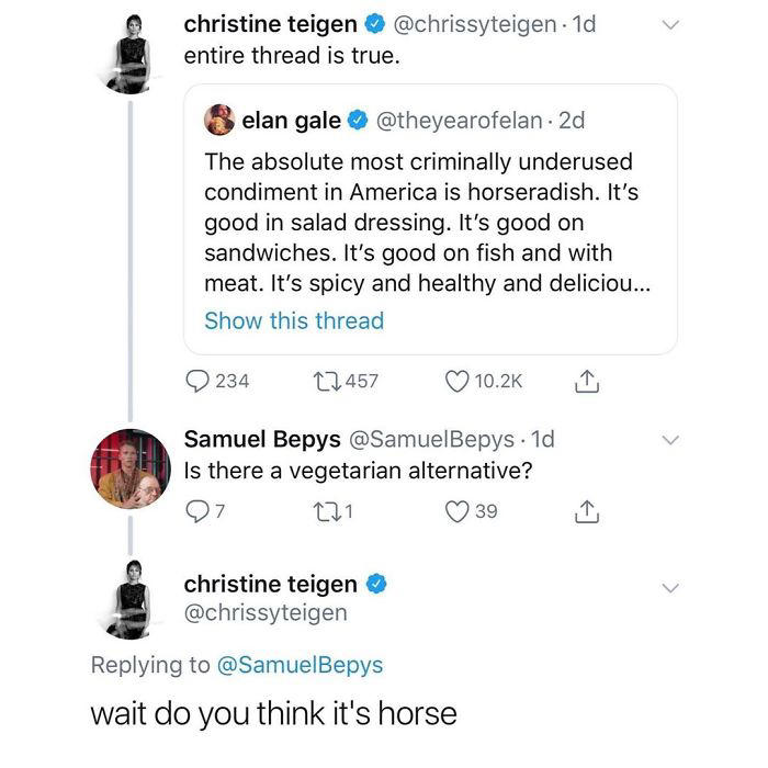 Chrissy Teigen is the unofficial queen of Twitter and here are 22 of ...