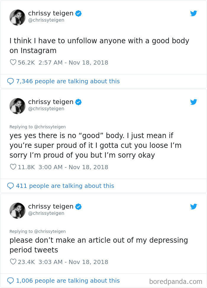 Chrissy Teigen is the unofficial queen of Twitter and here are 22 of ...