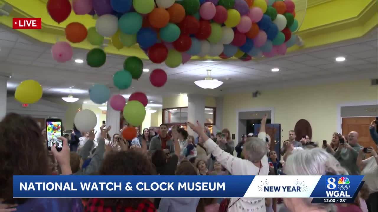 National Watch and Clock Museum hosts New Year's at noon balloon drop ...