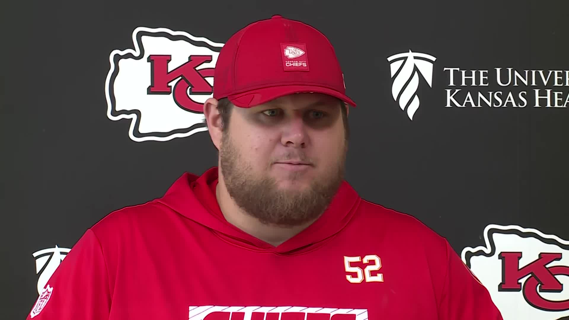 Chiefs C Creed Humphrey says everybody is giving it their best shot for ...