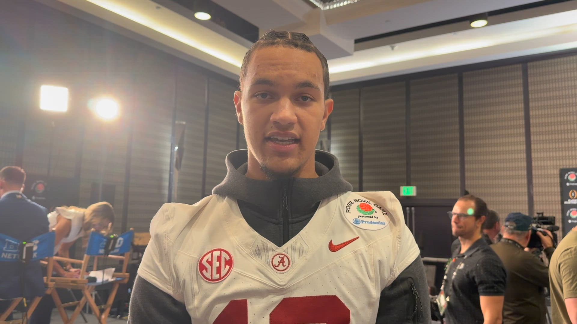 Alabama quarterback Austin Mack on Ty Simpson