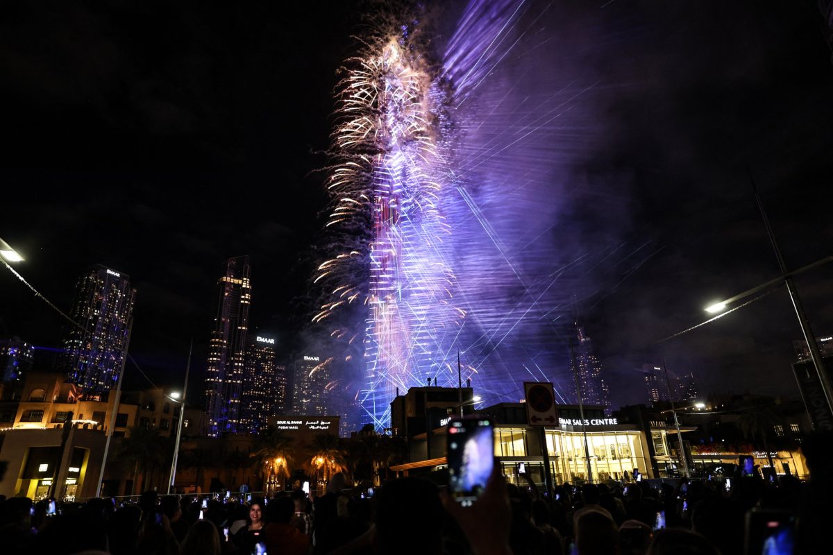 New year rings in across the world as drones and fireworks kick off ...