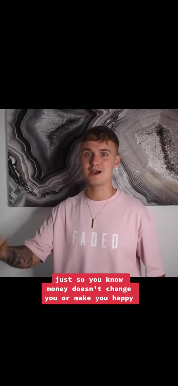 Money does not change you, it reveals who you are