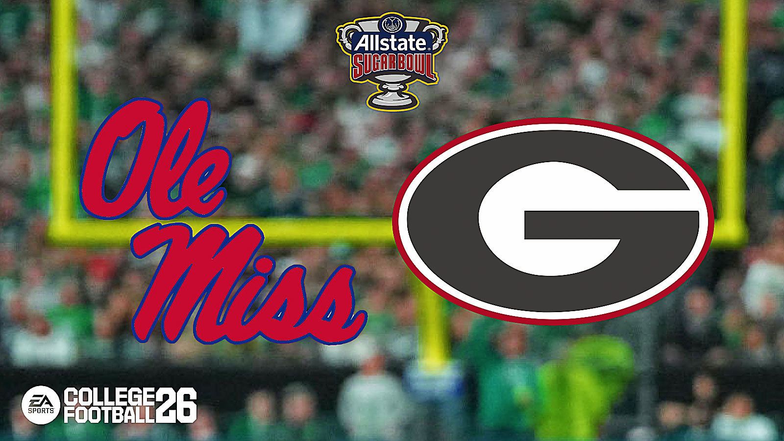 Ole Miss vs. Georgia results according to College Football 26