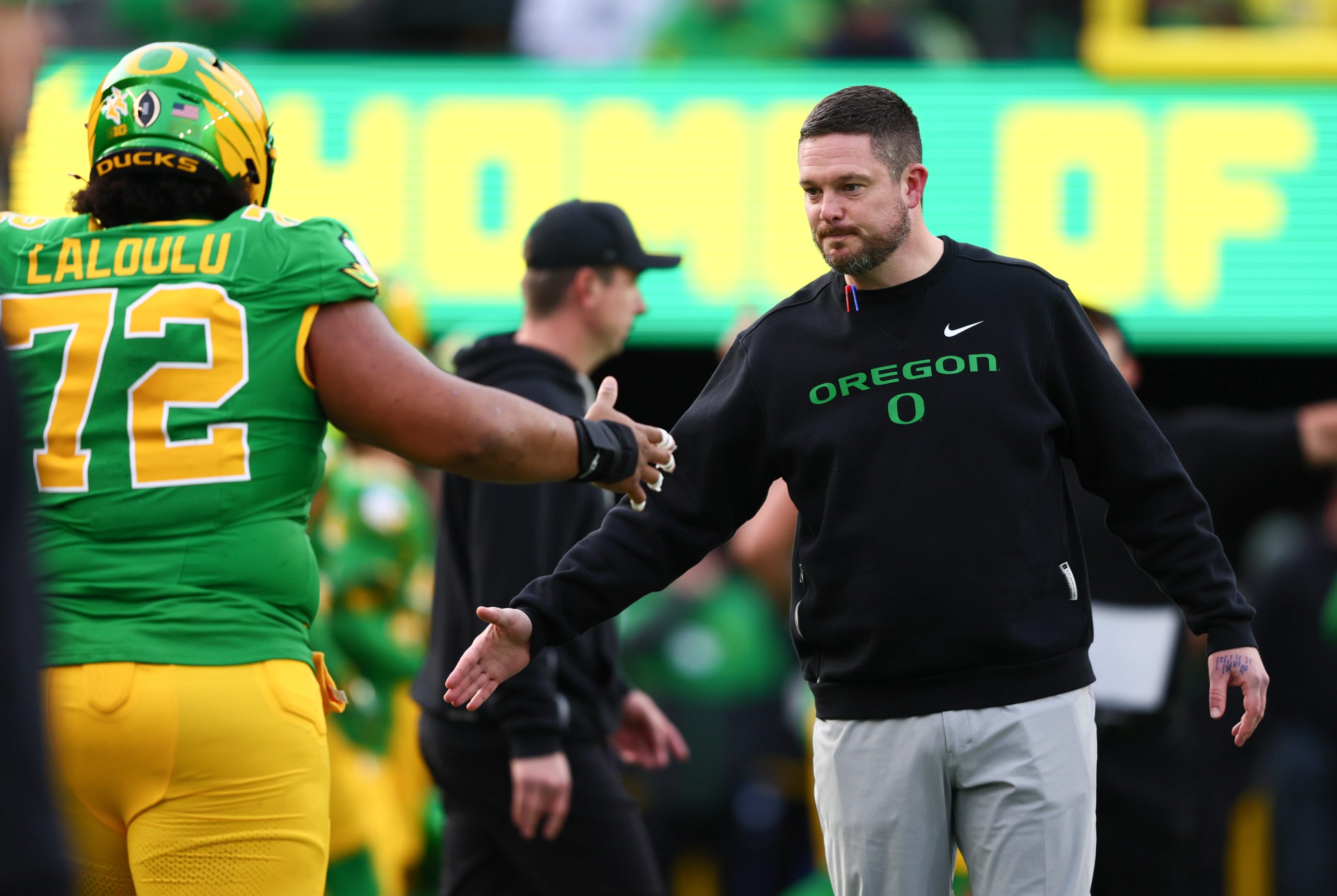 Oregon coach Dan Lanning wants portal, coach movement and CFP to change