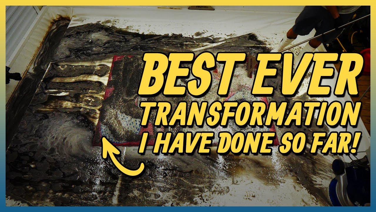 Basement coal room rug cleaning ASMR