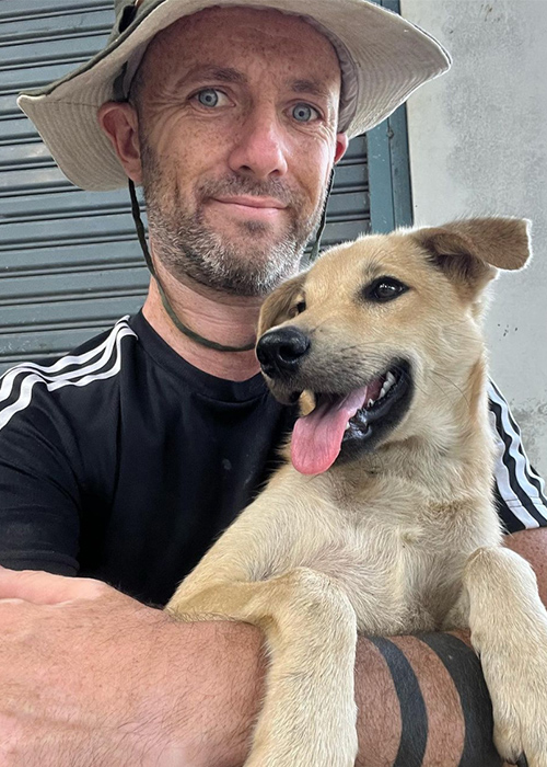 Dog saviour Niall Harbison celebrates major personal milestone