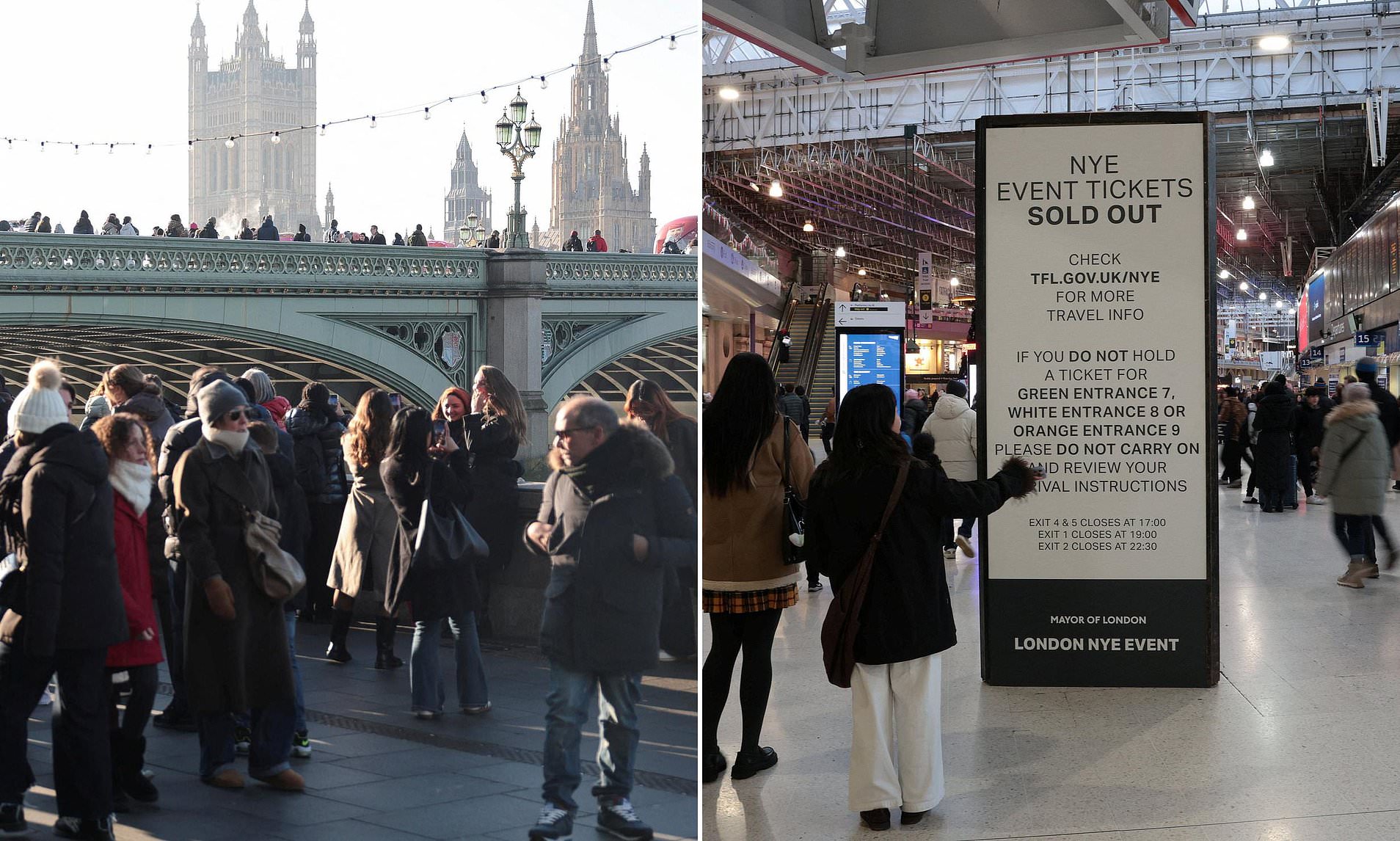 The NYE countdown begins: Britain prepares to welcome in 2026 as tens ...