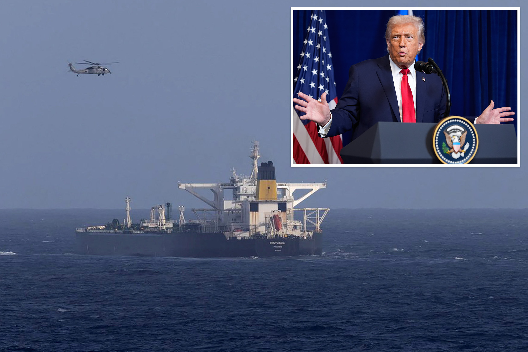 Venezuela-bound oil tanker paints Russian flag on its hull while on the ...