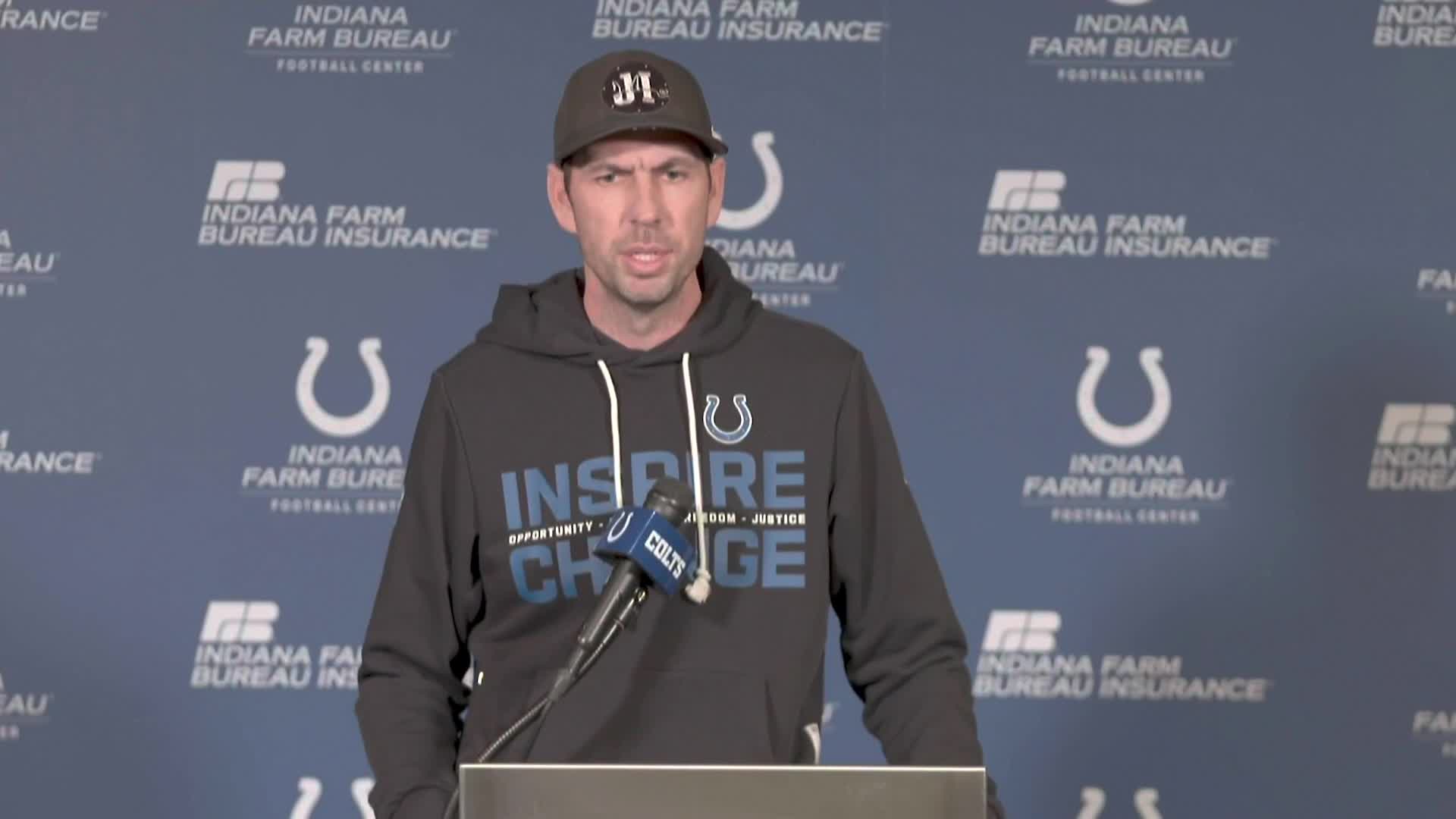 Shane Steichen breaks down his expectations for QB Riley Leonard's ...