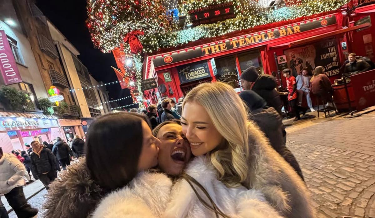 Love Island star lives it up in Dublin on NYE before 'All Stars' stint