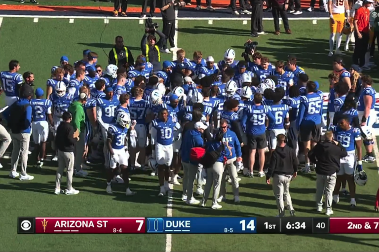 Sun Bowl halted by awful Duke injury as horrified teammates look on