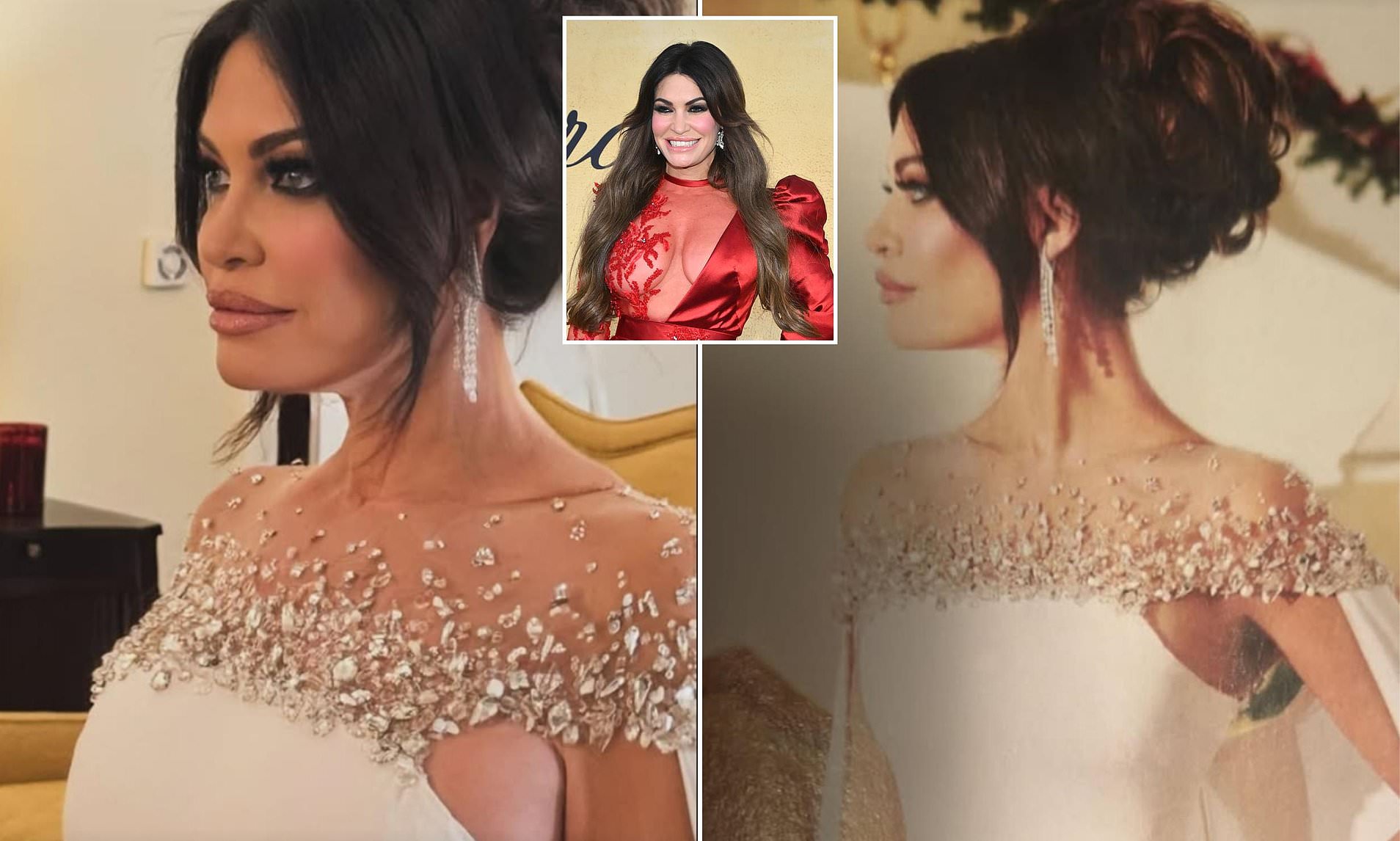 Behind-the-scenes snaps from Kimberly Guilfoyle's shoot look very ...