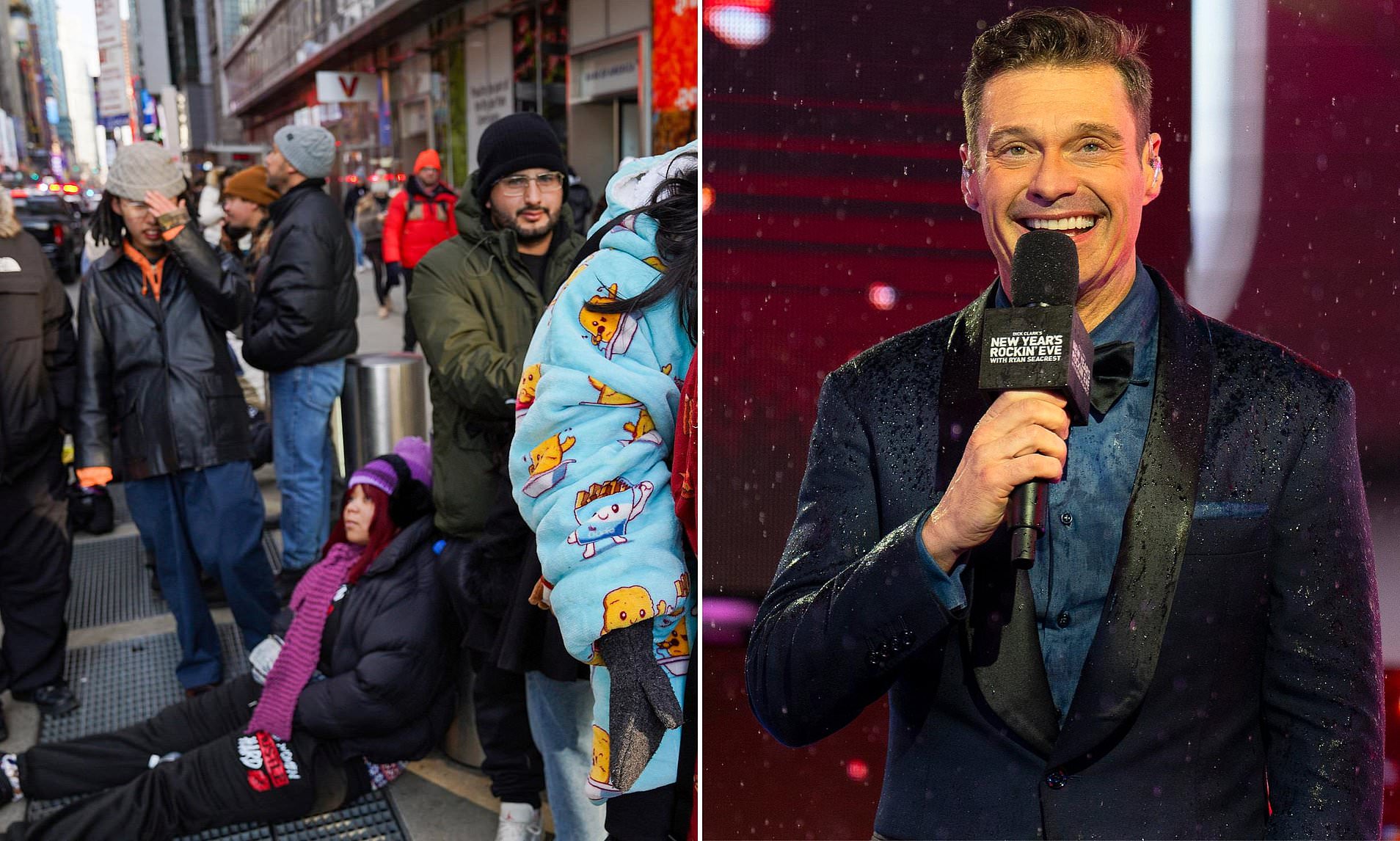 Ryan Seacrest left unamused as it's revealed some New Year's Eve ...