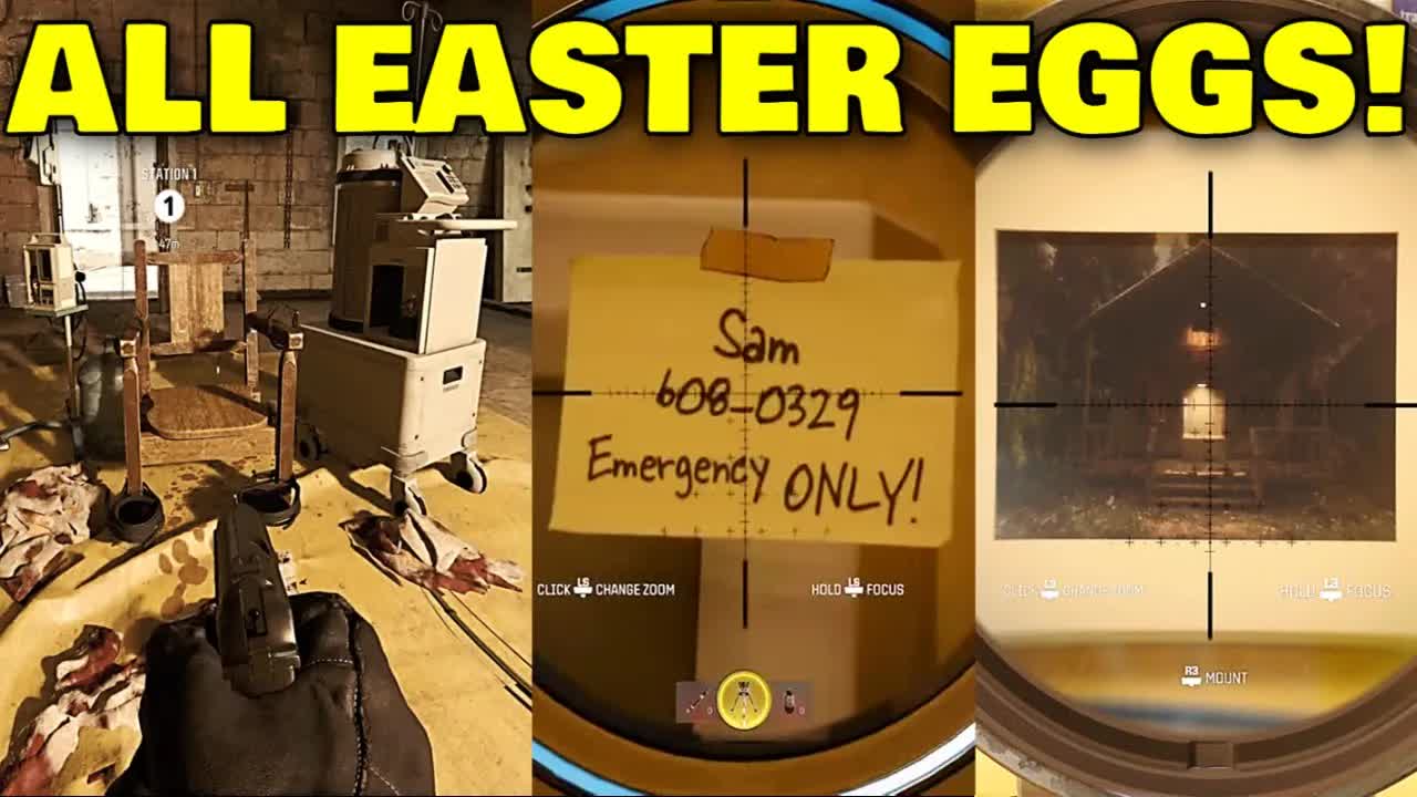 All Black Ops 6 beta Easter eggs! Mason chair, Samantha message ...