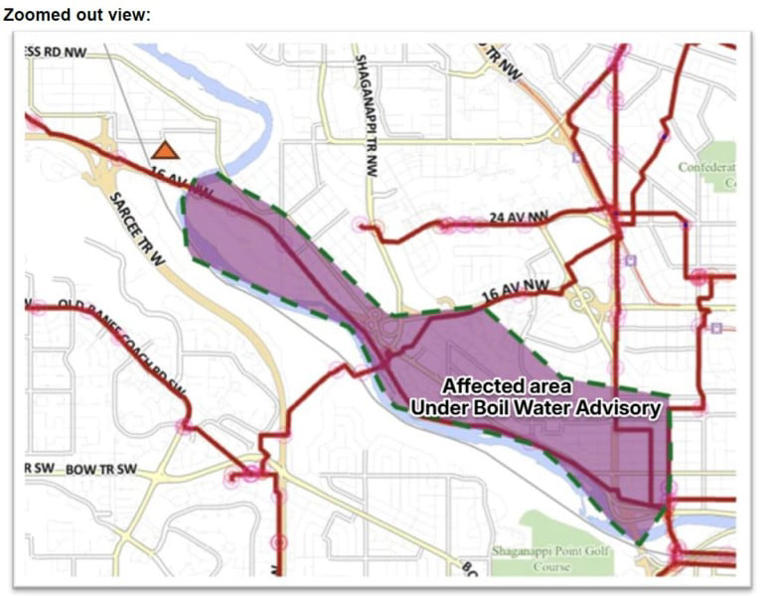 No timeline for Calgary water main fix; boil water advisory in place ...