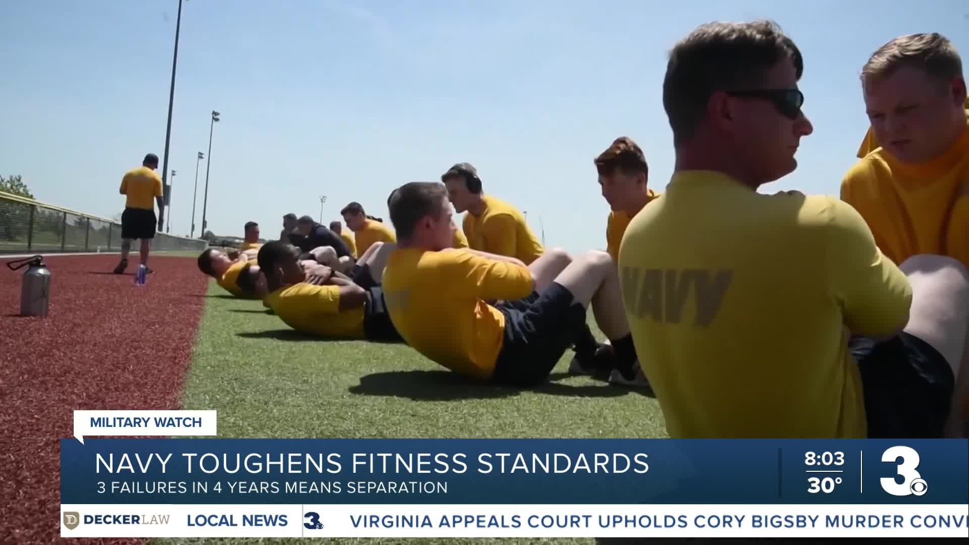 Navy to revamp physical fitness standards for sailors in 2026