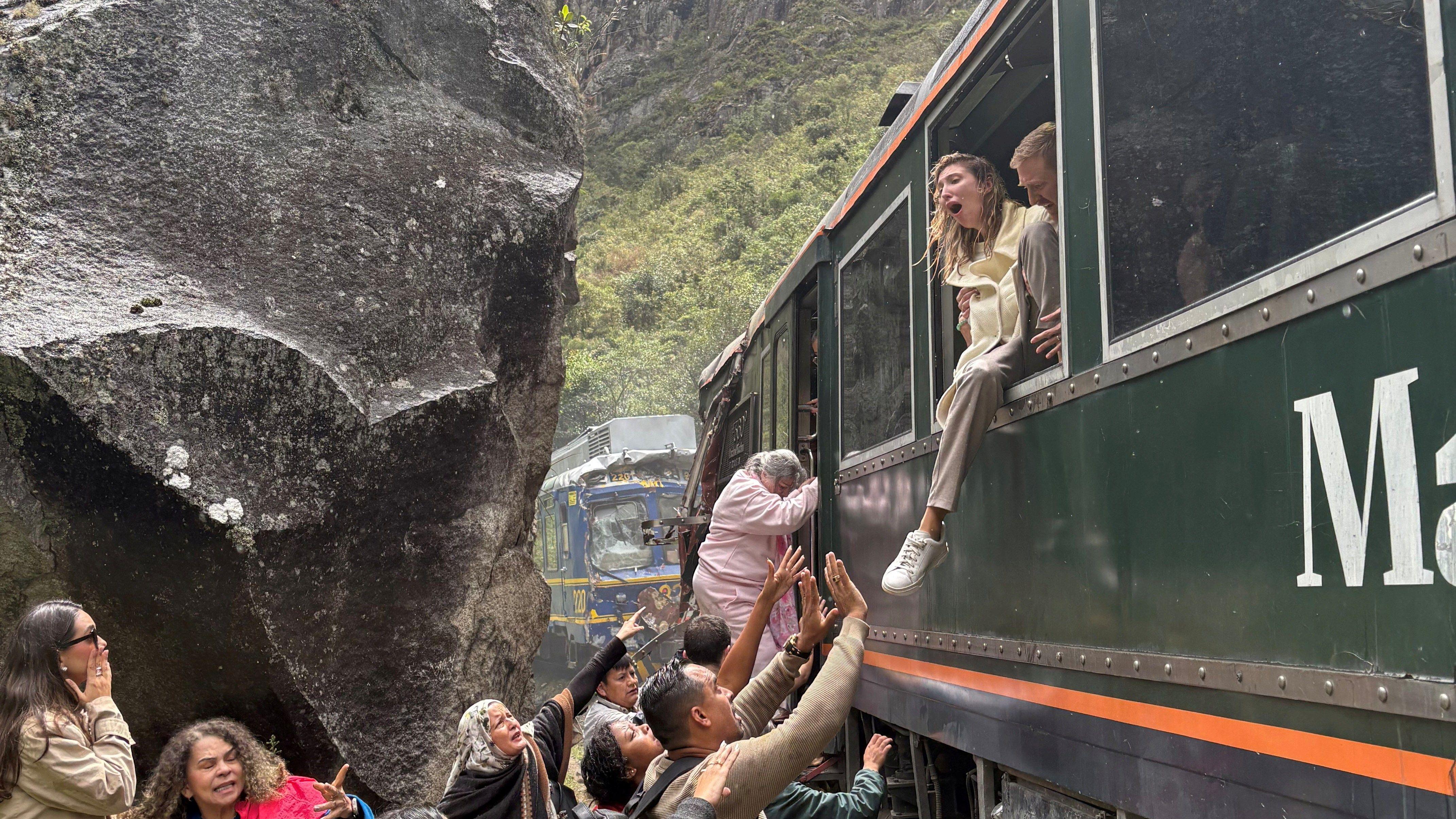 Passenger describes 'chaos' after head-on Machu Picchu train collision