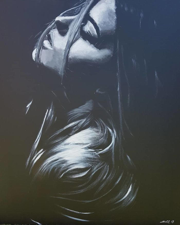 Artist draws beautiful portraits of women and they look like they’re ...