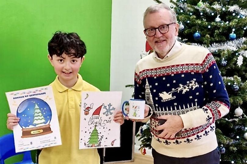 Winner of MP David Mundell's Christmas card comp was Biggar School pupil
